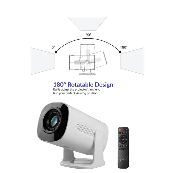 SMART WiFi Streaming Projector with Bluetooth® – Supersonic Inc